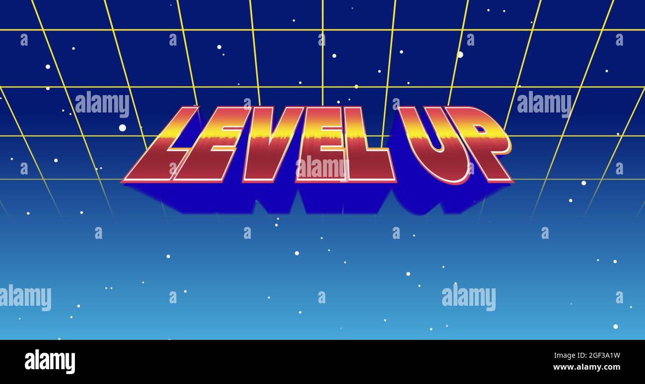 Level Up sign Stock Photo - Alamy