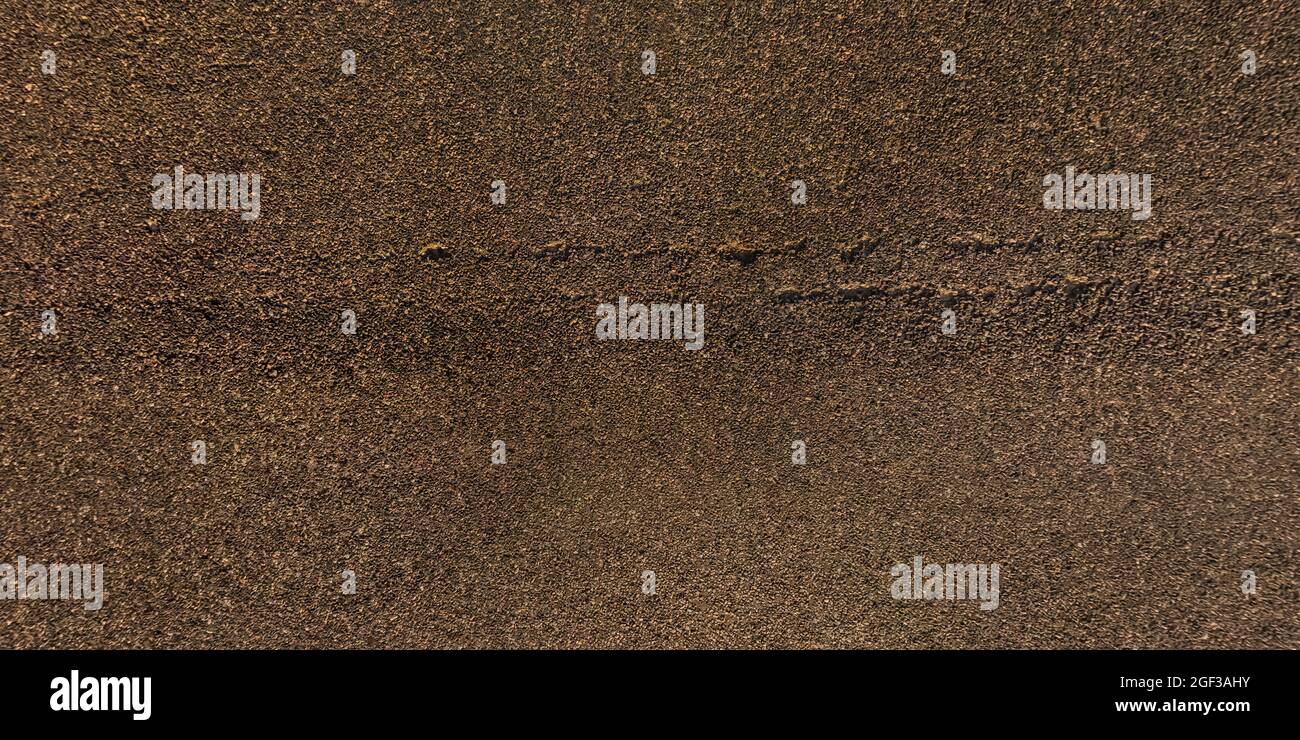view from above on texture of old asphalt road Stock Photo - Alamy
