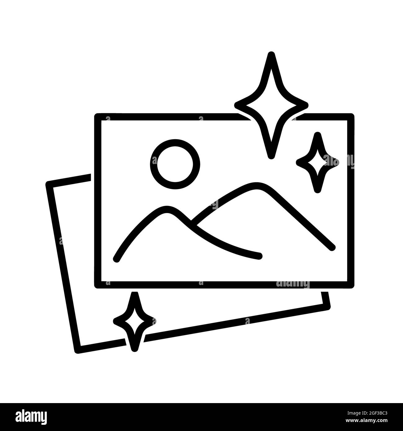 Artist icon. Flat pictogram for web. Line stroke. Simple art symbol ...