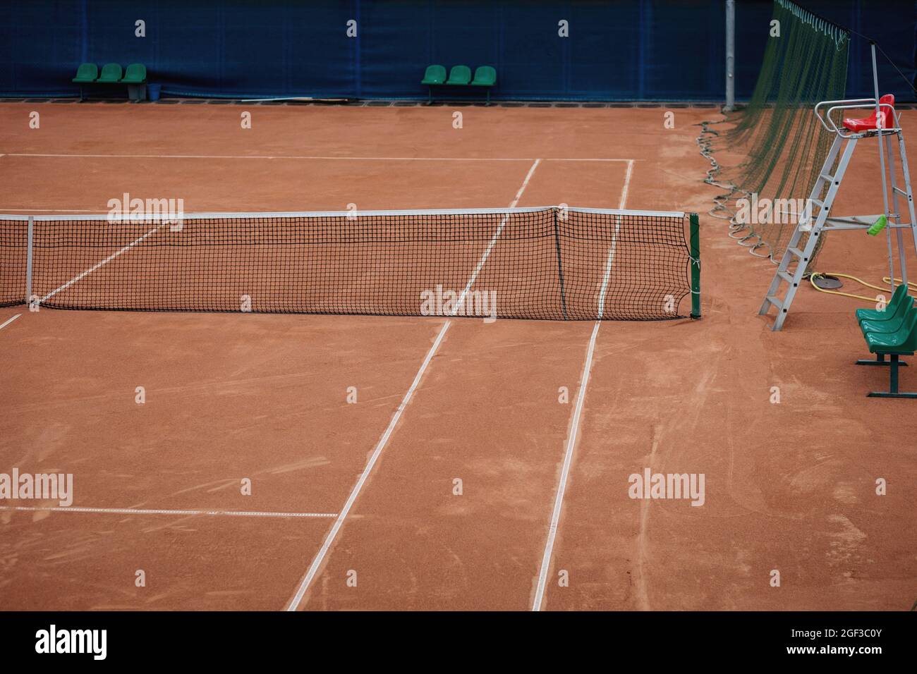 Tennis net and court. sport background Stock Photo - Alamy