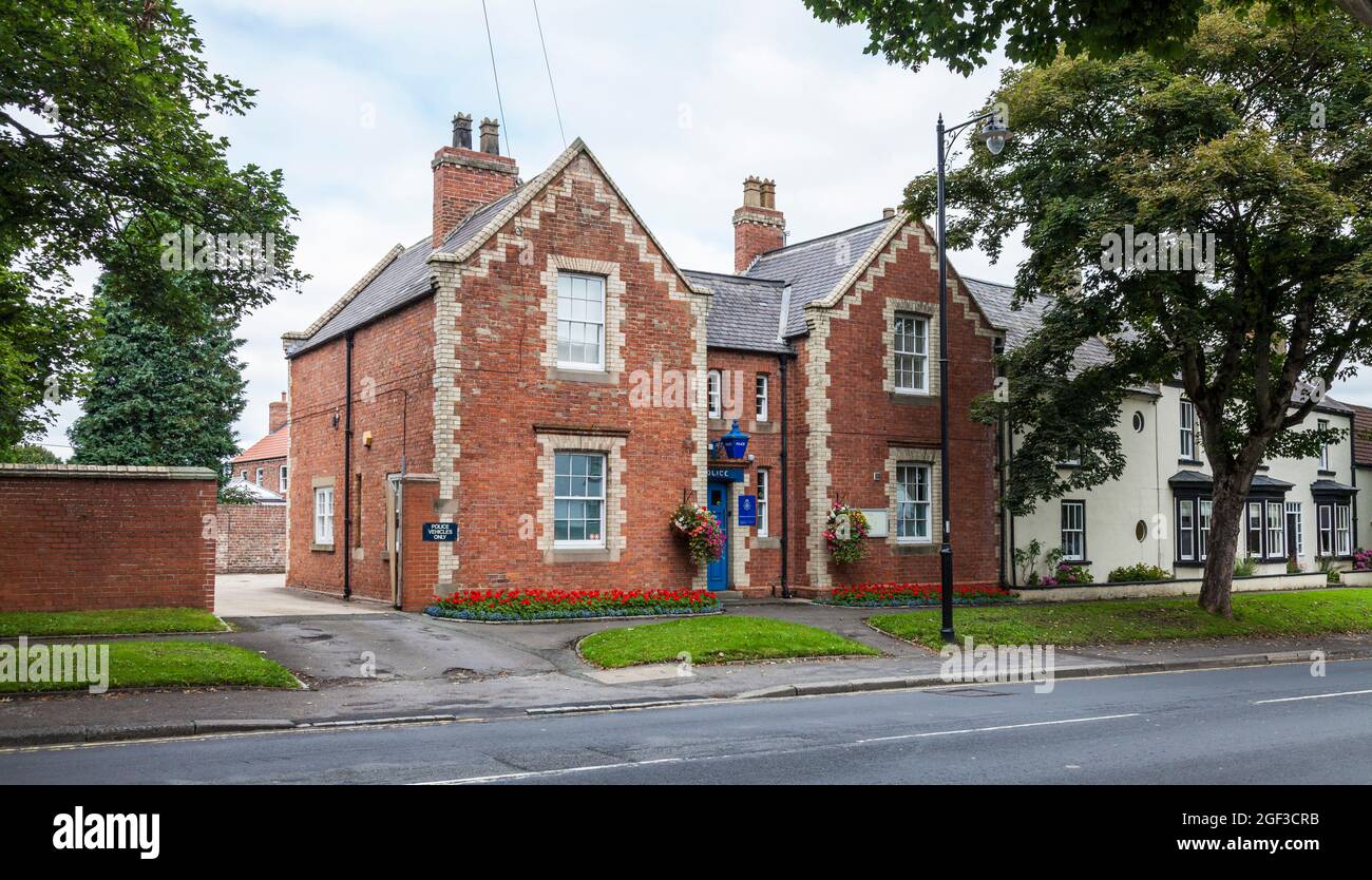 A rural Police Station at Sedgefield,Co.Durham,England,UK with a ...