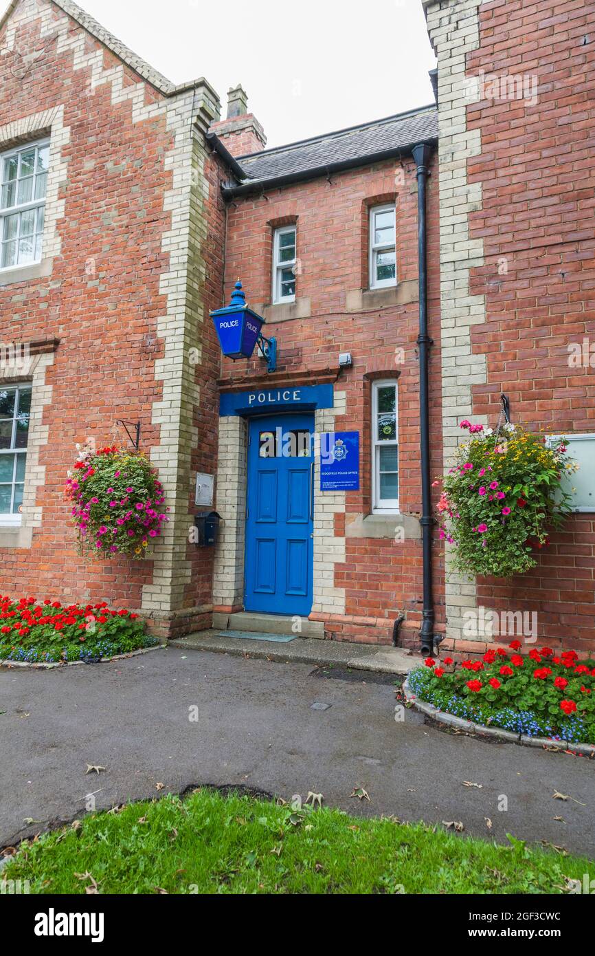 A rural Police Station at Sedgefield,Co.Durham,England,UK with a ...