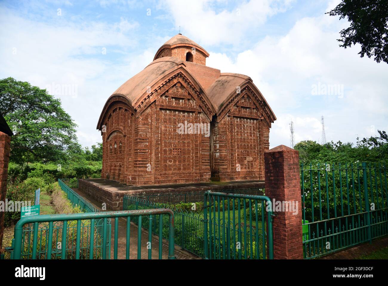 Jor Bangla also known as Kesta Rai temple (north-western view) was ...