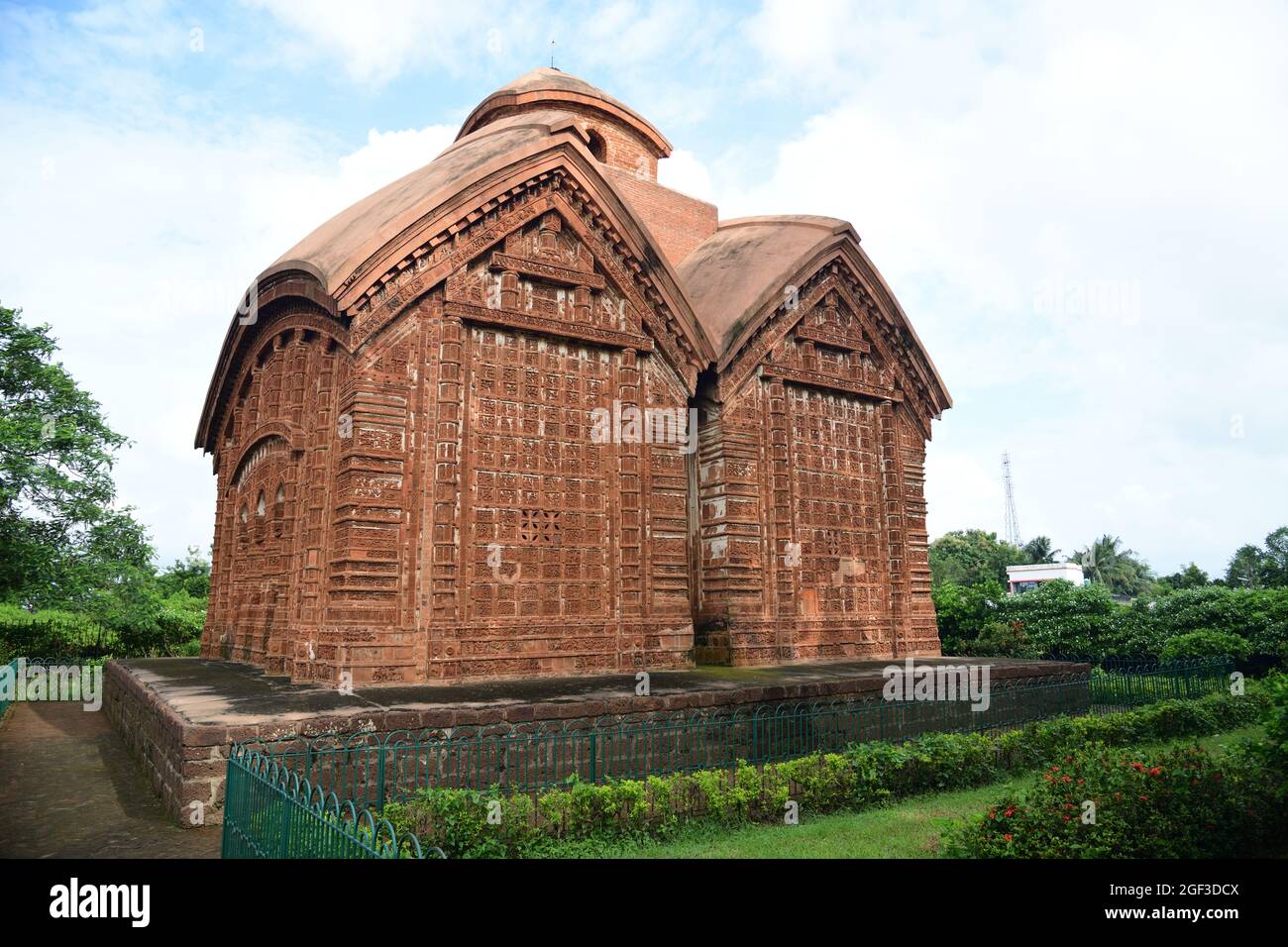 Jor Bangla also known as Kesta Rai temple (north-western view) was ...