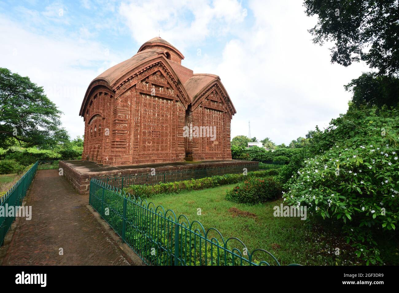 Jor Bangla also known as Kesta Rai temple (north-western view) was ...