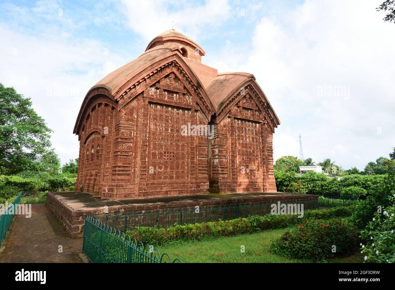 Jor Bangla also known as Kesta Rai temple (north-western view) was ...