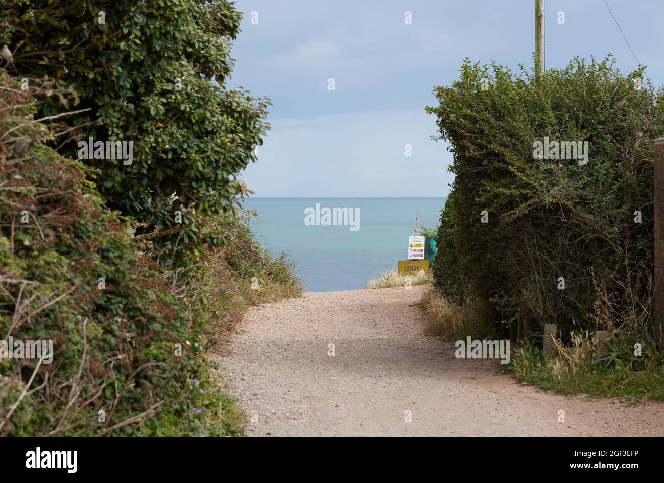 Path leading to beach in summer Stock Photo - Alamy