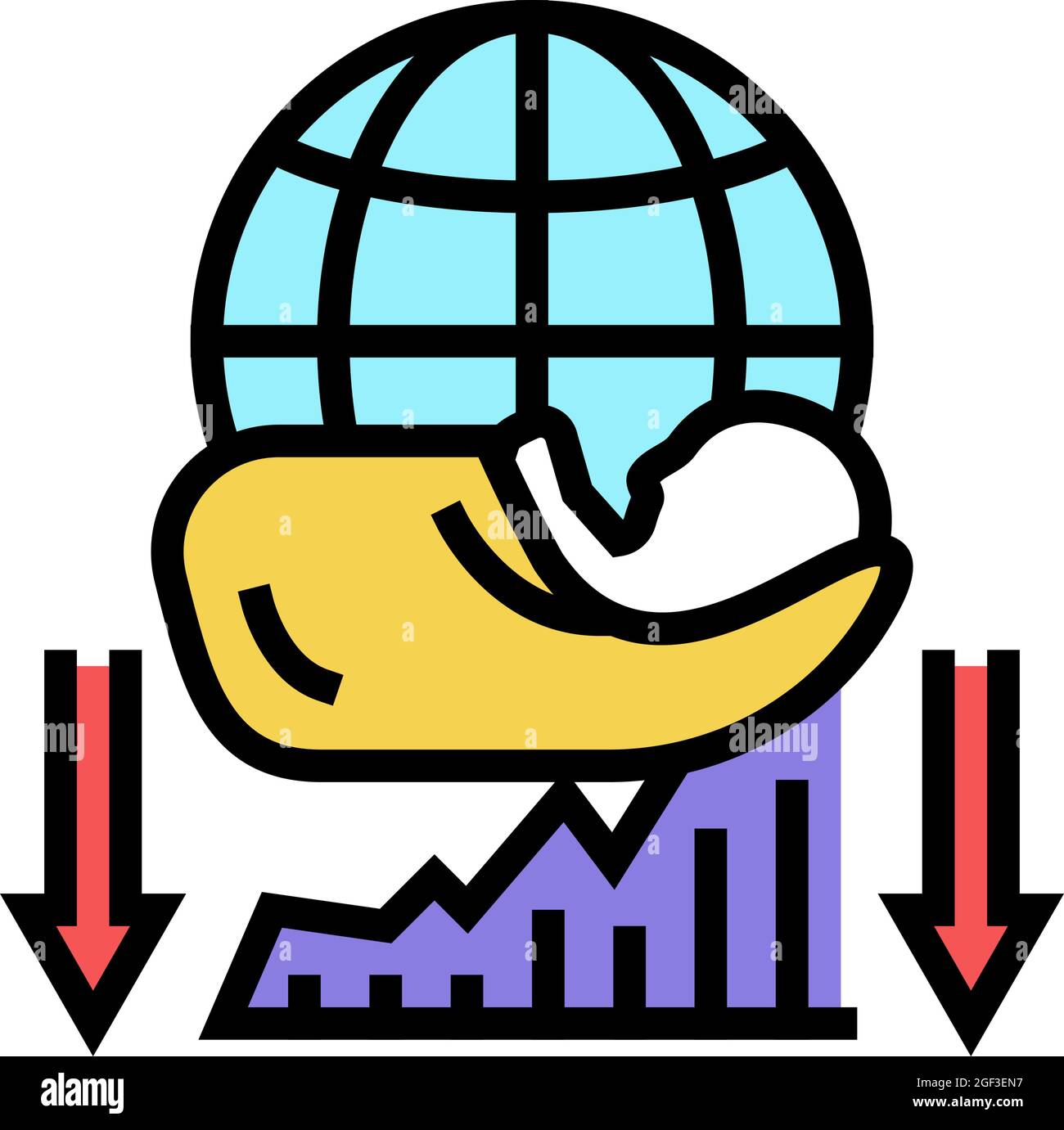 children social problem color icon vector illustration Stock Vector ...