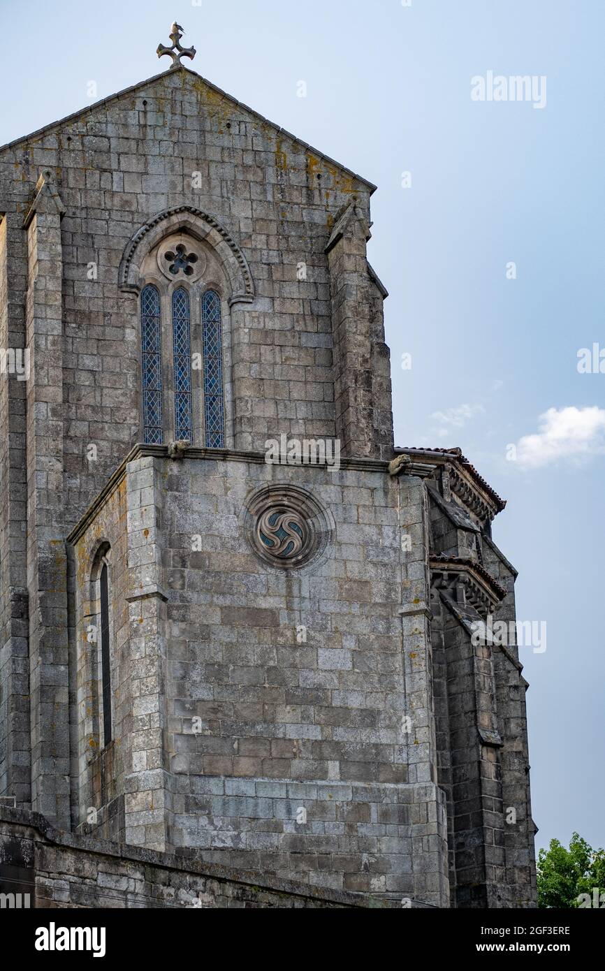 Stone building wall with windows and reflections in them Stock Photo ...