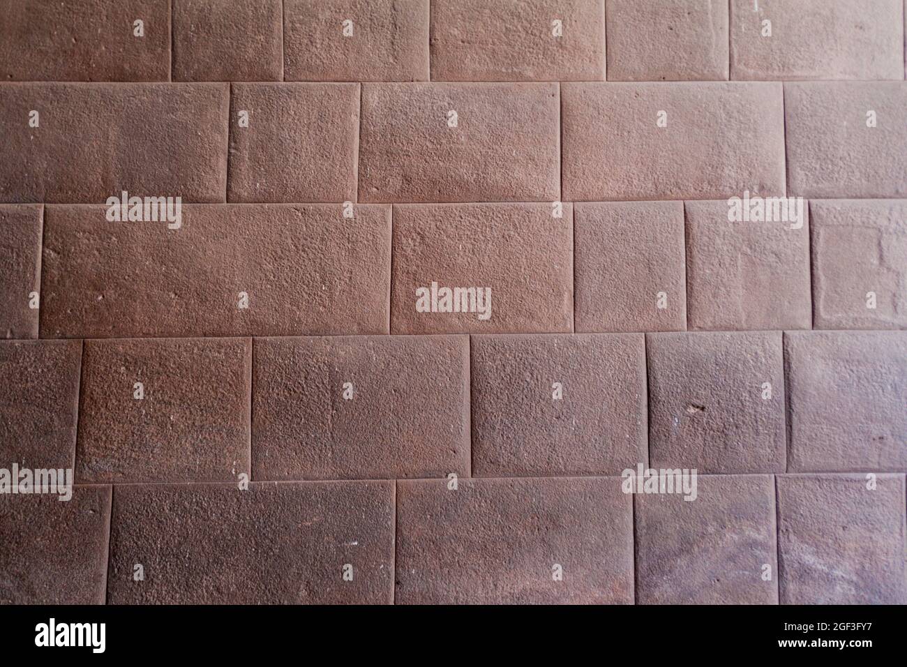 Detail of a wall of Inca's Qorikancha temple ruins in Cuzco, Peru Stock ...
