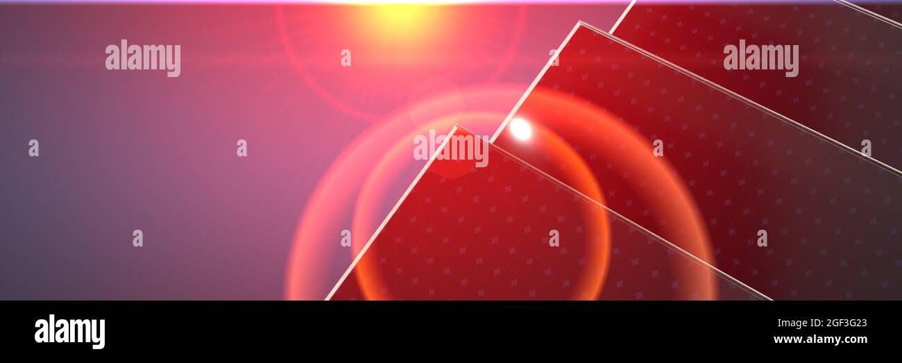 Illustration of photovoltaics, solar energy background Stock Photo - Alamy