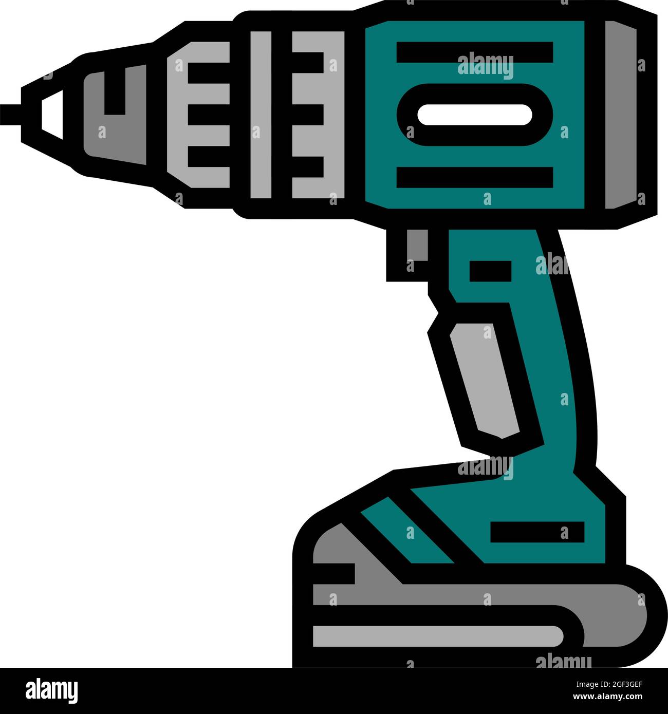 drill device color icon vector illustration Stock Vector Image & Art ...