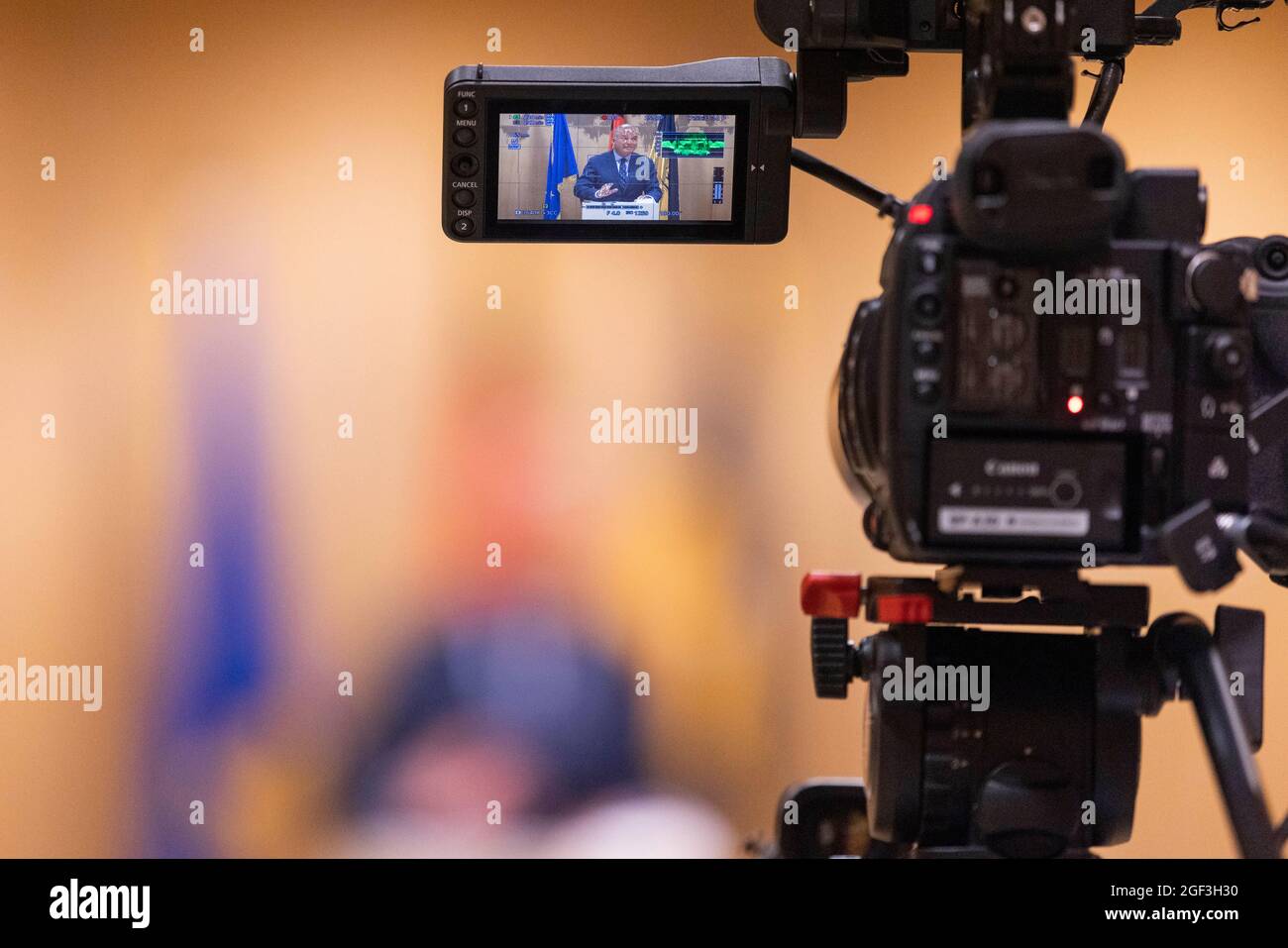 Stuttgart, Germany. 23rd Aug, 2021. Thomas Strobl (CDU), Minister of ...