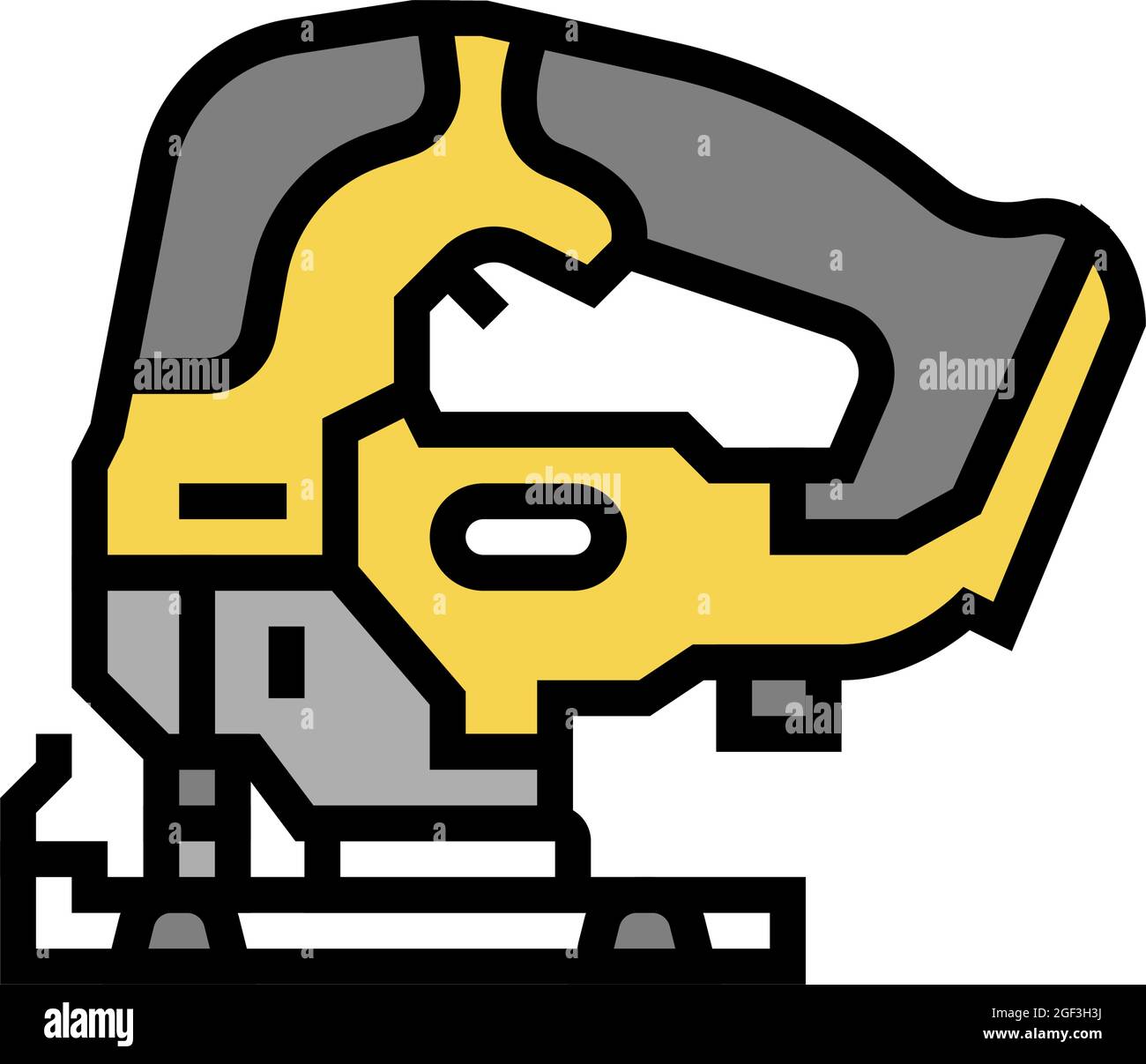 jigsaw equipment color icon vector illustration Stock Vector Image ...