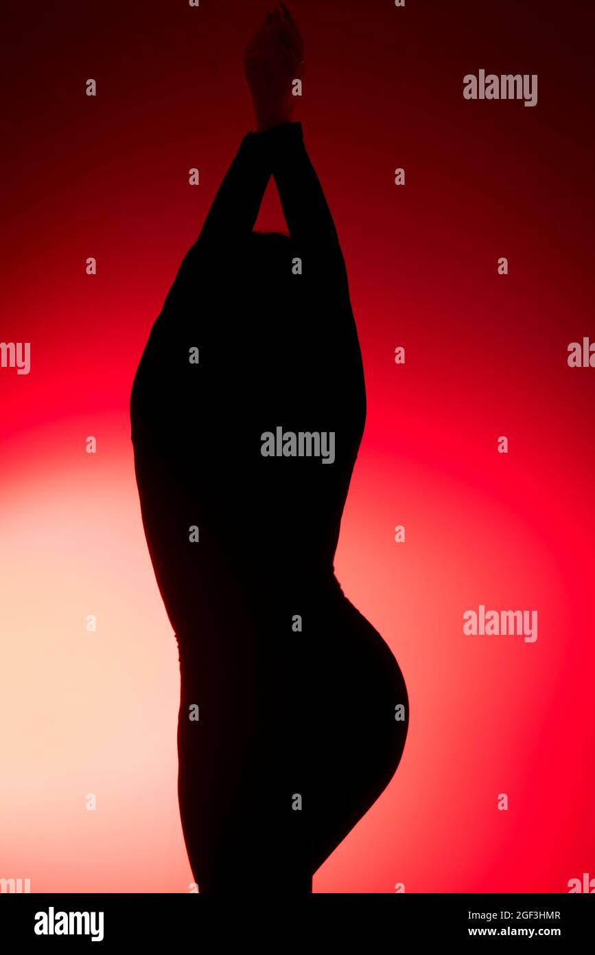 Woman body curves silhouette hi-res stock photography and images - Alamy