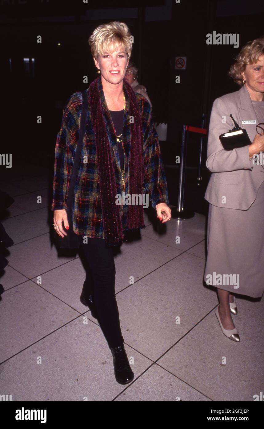 1989 Joan Lunden In Leather