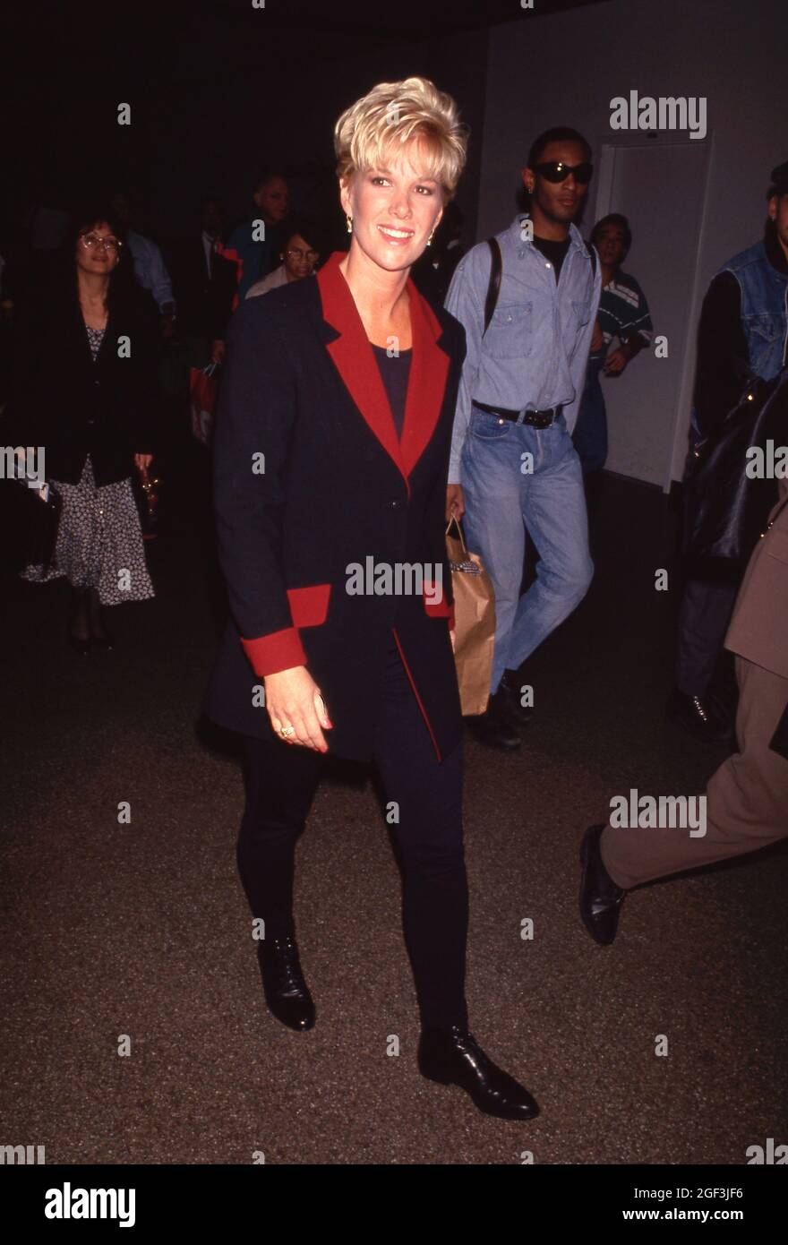 1989 Joan Lunden In Leather