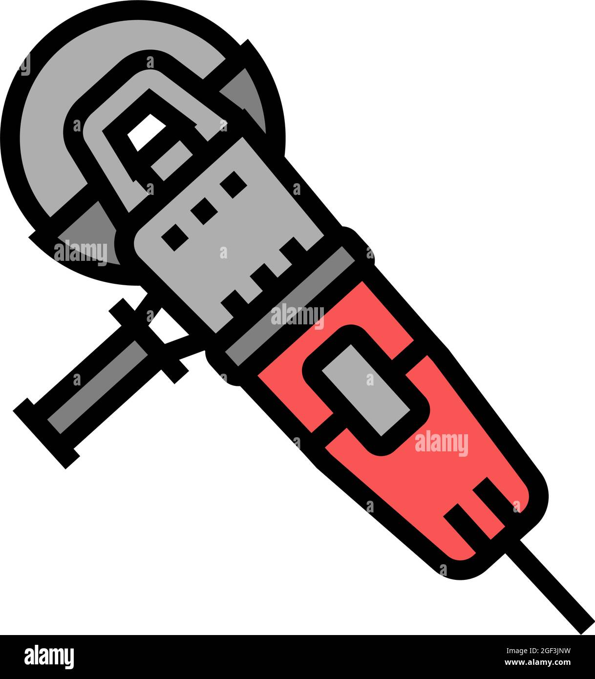 angle grinder tool color icon vector illustration Stock Vector Image ...