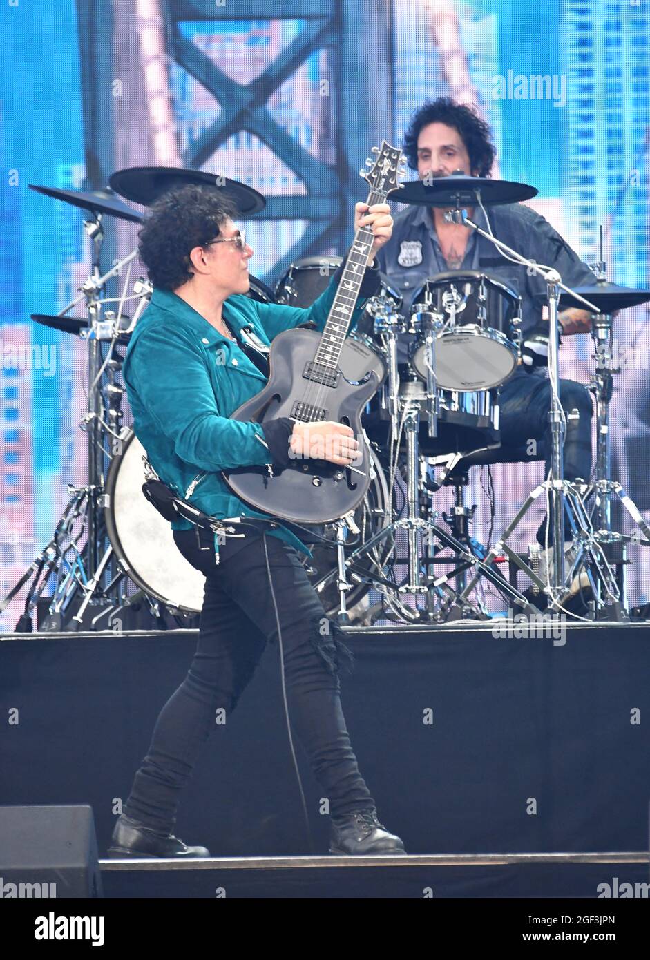 Guitarist Neil Schon of Journey performs onstage during We Love NYC ...