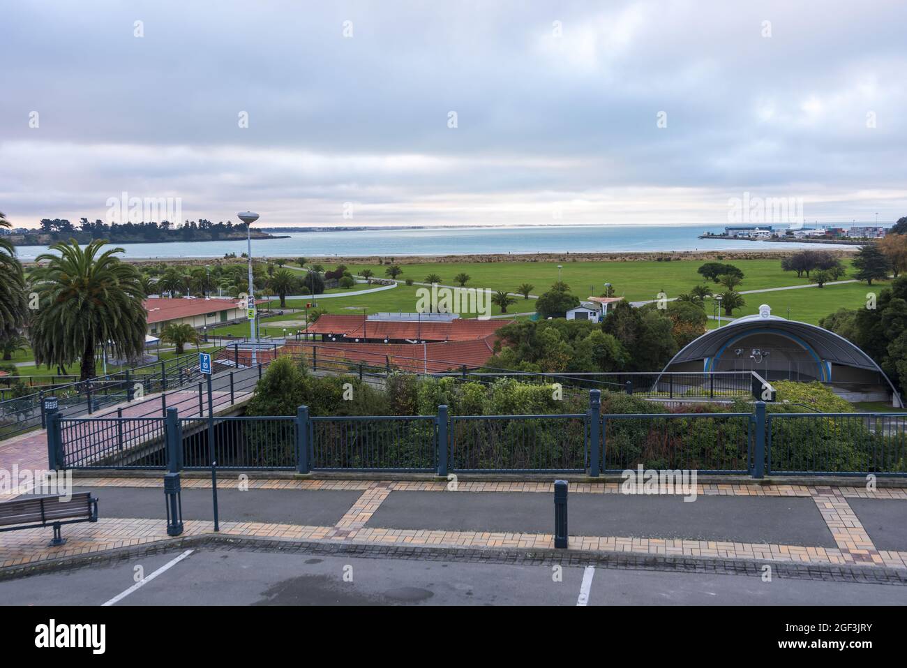 Timaru's Caroline Bay Stock Photo - Alamy