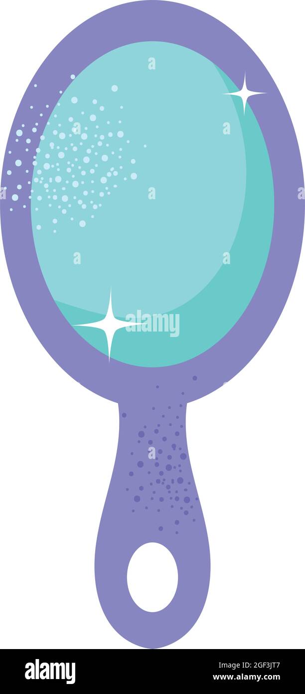 hand mirror icon on white background Stock Vector Image & Art - Alamy