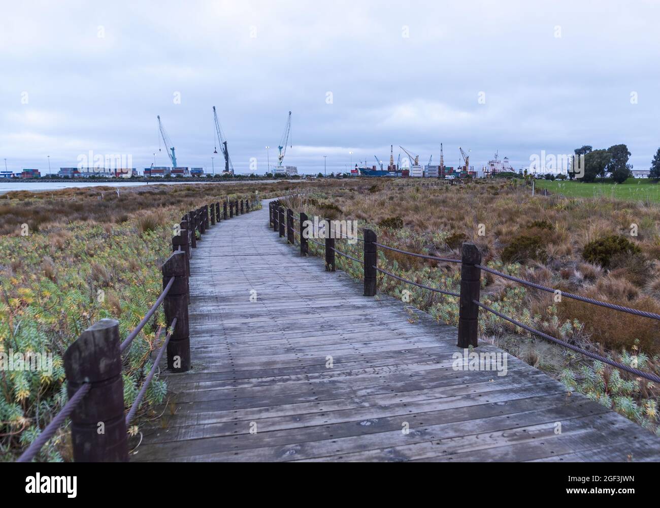 Timaru's Caroline Bay Stock Photo - Alamy