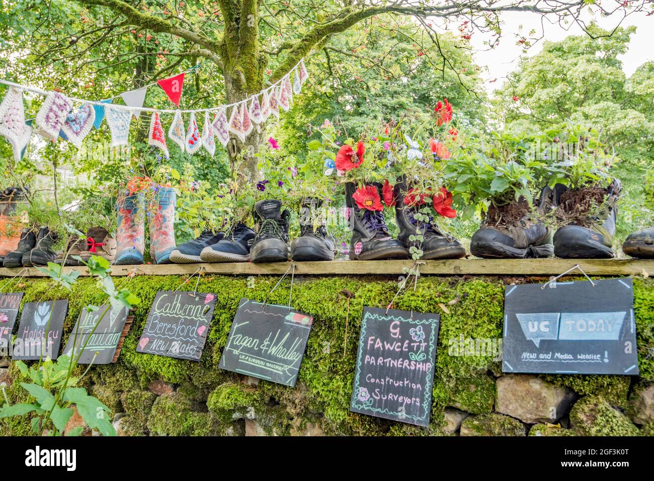 Barley village car park decorations hi-res stock photography and images ...
