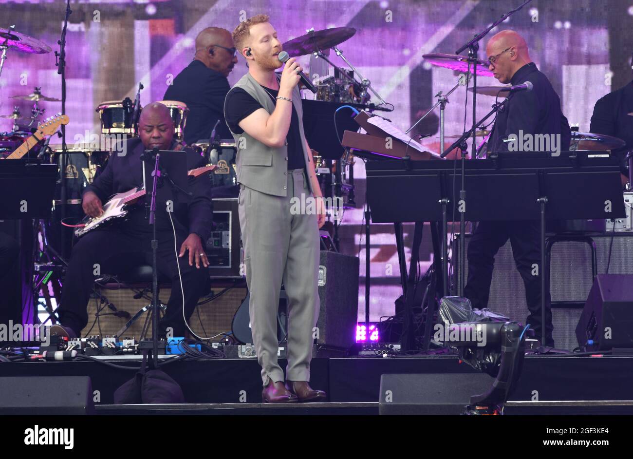 NEW YORK, NEW YORK - AUGUST 21: JP Saxe performs onstage during We Love ...