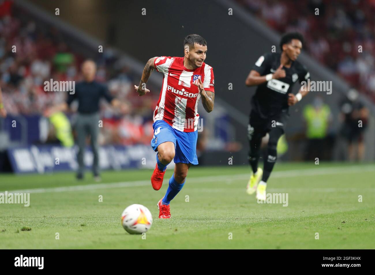 Madrid, Spain. 22nd Aug, 2021. Angel Correa (Atletico) Football/Soccer ...