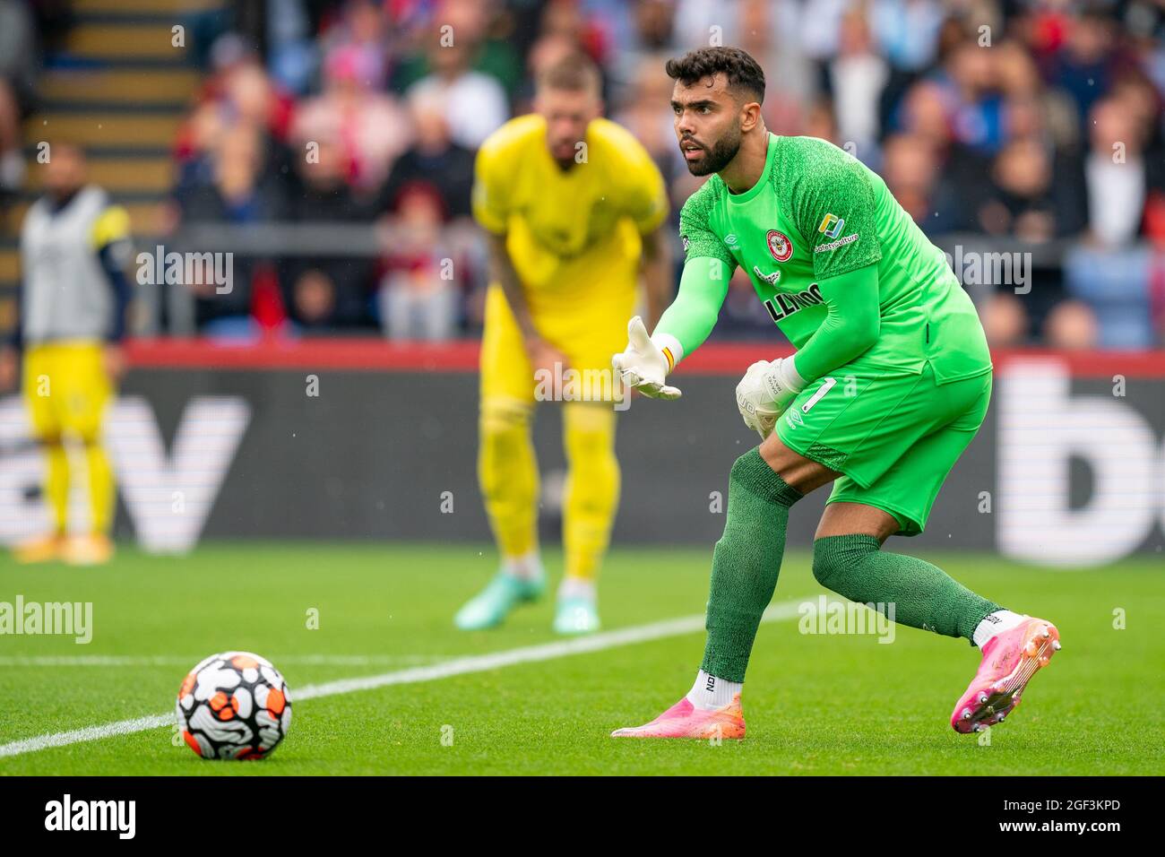 Brentford goalkeeper David Raya Martin during the Premier League match ...