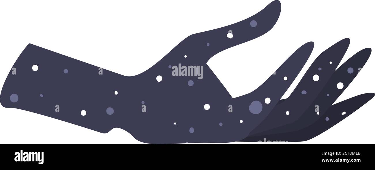 mystic hand esoteric isolated icon Stock Vector Image & Art - Alamy
