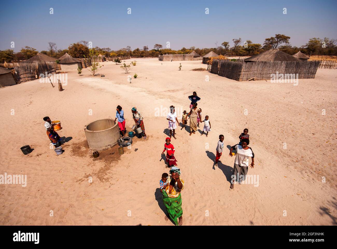 Hard way of life for the inhabitants of the Caprivi Strip on the Angola ...