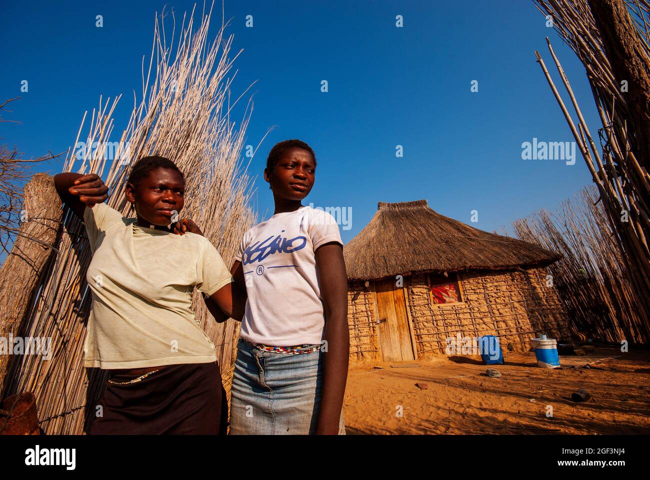 Hard way of life for the inhabitants of the Caprivi Strip on the Angola ...