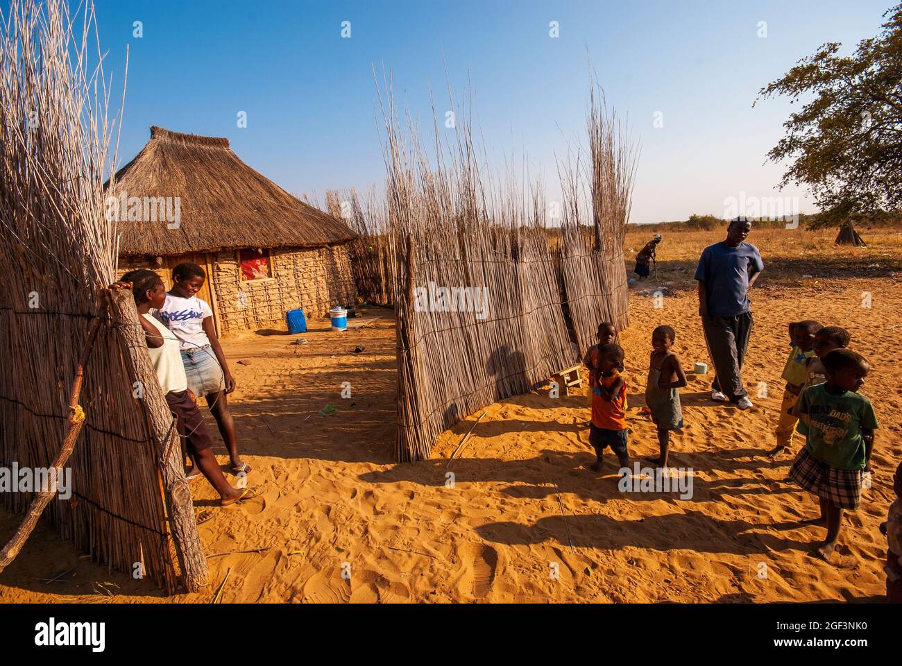 Hard way of life for the inhabitants of the Caprivi Strip on the Angola ...