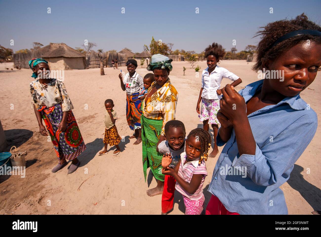 Hard way of life for the inhabitants of the Caprivi Strip on the Angola ...