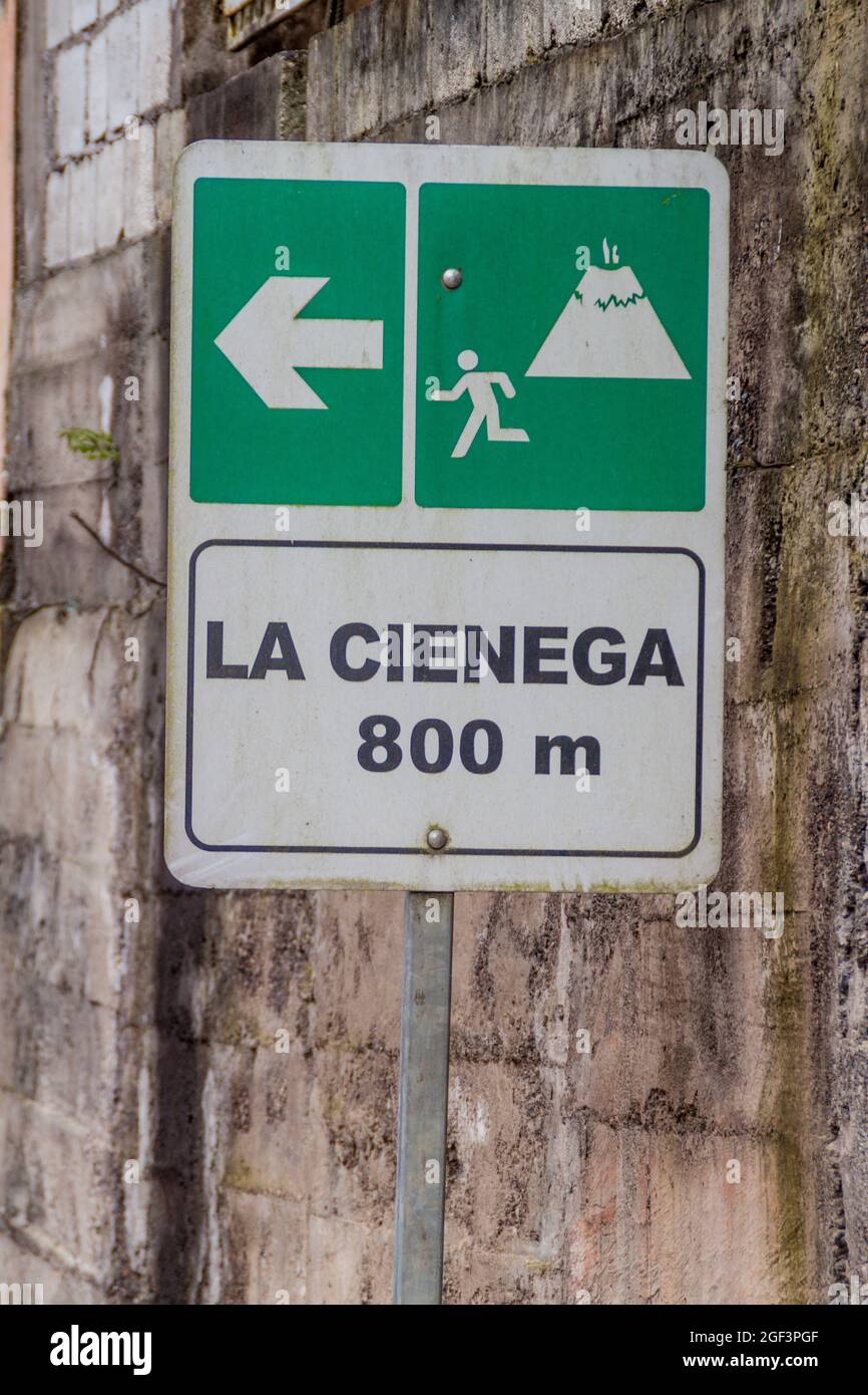 Volcano evacuation route hi-res stock photography and images - Alamy