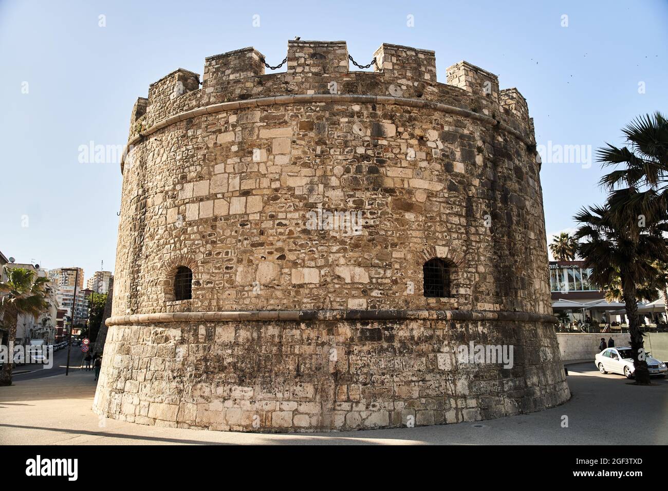 Venetian Tower of Durres. Historic building in the center of Durres ...
