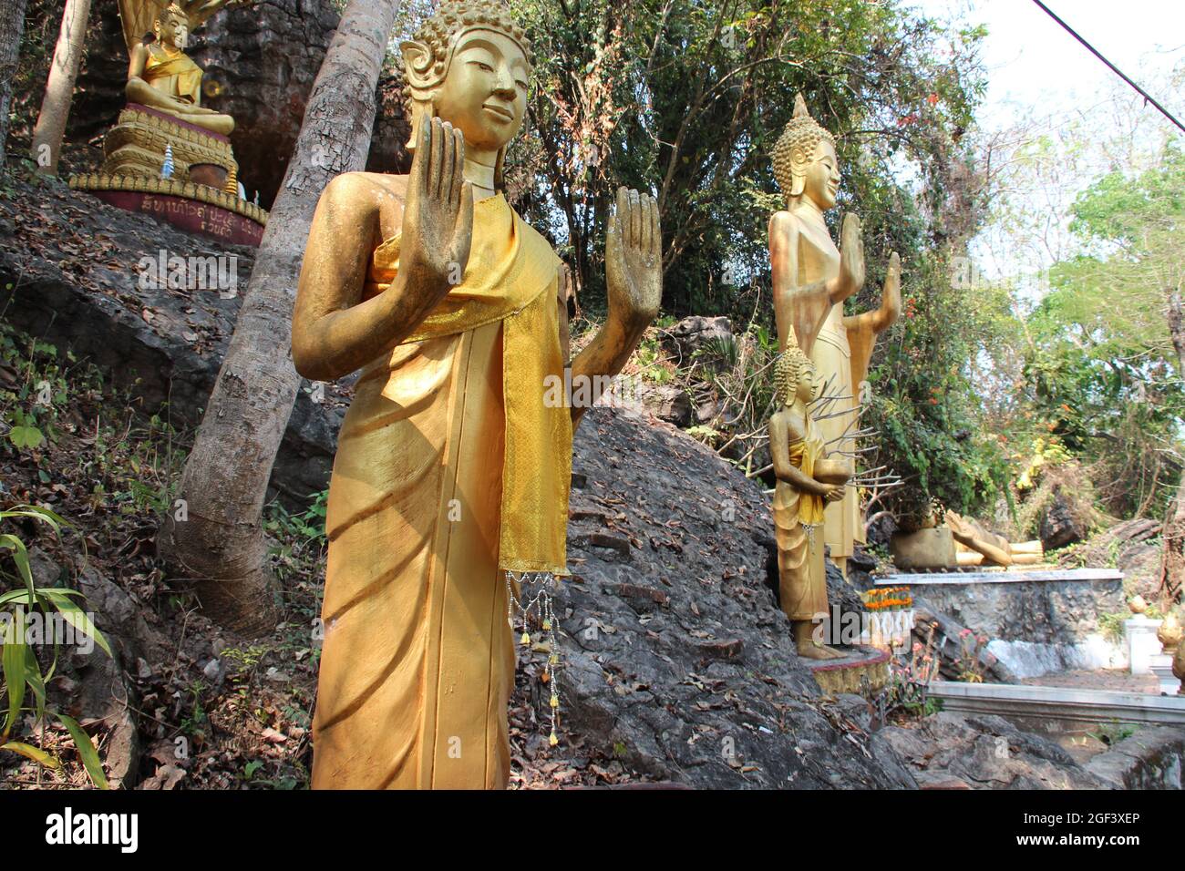 Buddha mount phousi hi-res stock photography and images - Alamy