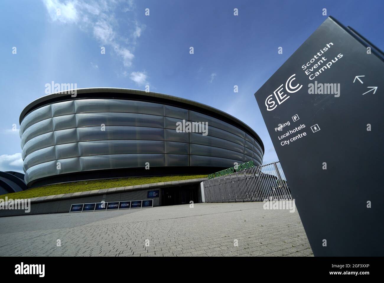A general view of The SSE Hydro on the Scottish Event Campus in Glasgow ...