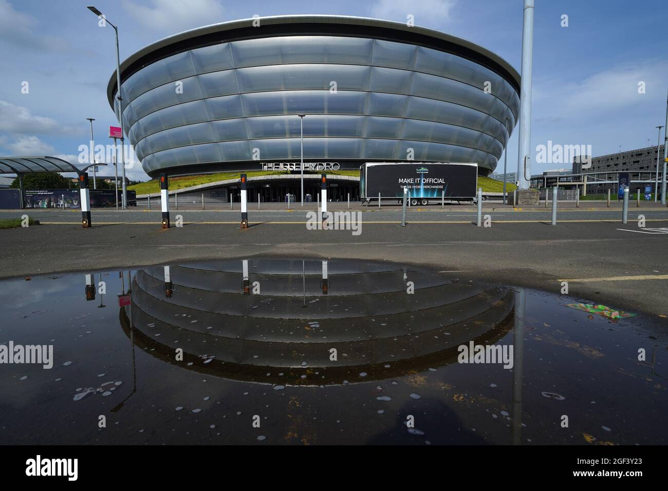 A general view of The SSE Hydro on the Scottish Event Campus in Glasgow ...