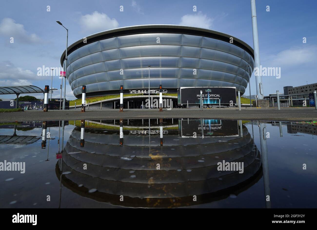 A general view of The SSE Hydro on the Scottish Event Campus in Glasgow ...