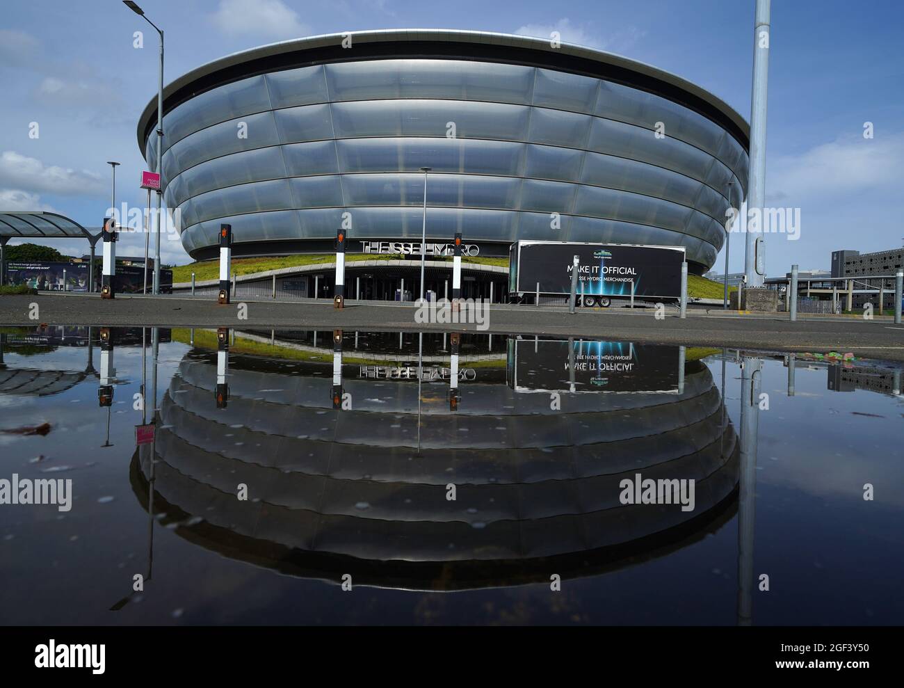 A general view of The SSE Hydro on the Scottish Event Campus in Glasgow ...