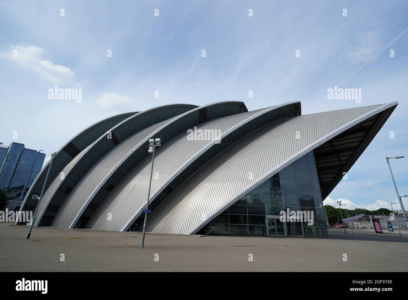 A general view of the SEC Armadillo on the Scottish Event Campus in ...