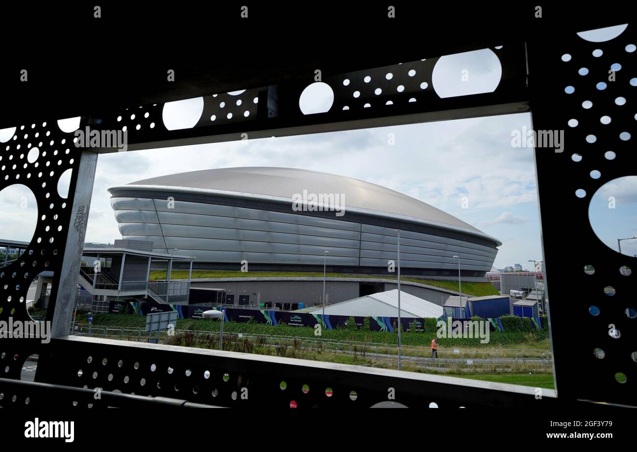 A general view of The SSE Hydro on the Scottish Event Campus in Glasgow ...
