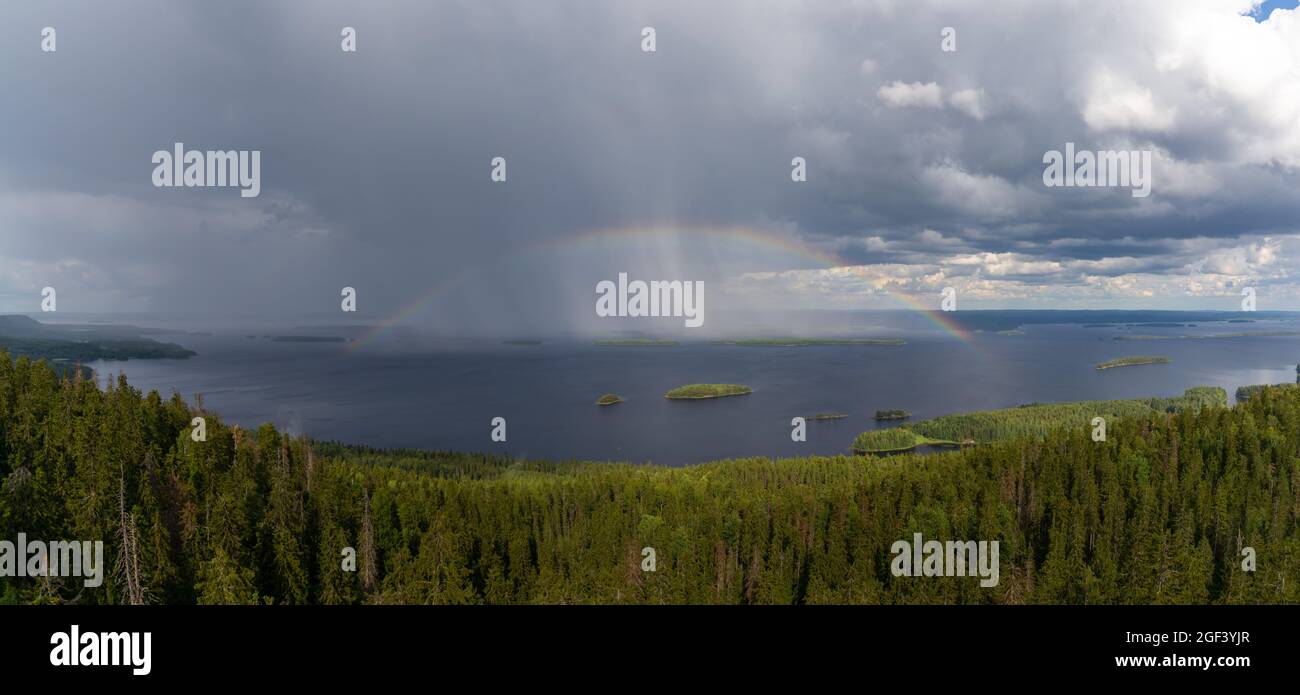 Taiga boreal forest rainbow hi-res stock photography and images - Alamy