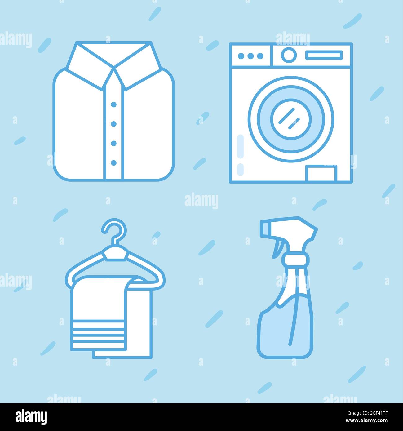 collection of laundry service objects Stock Vector Image & Art - Alamy