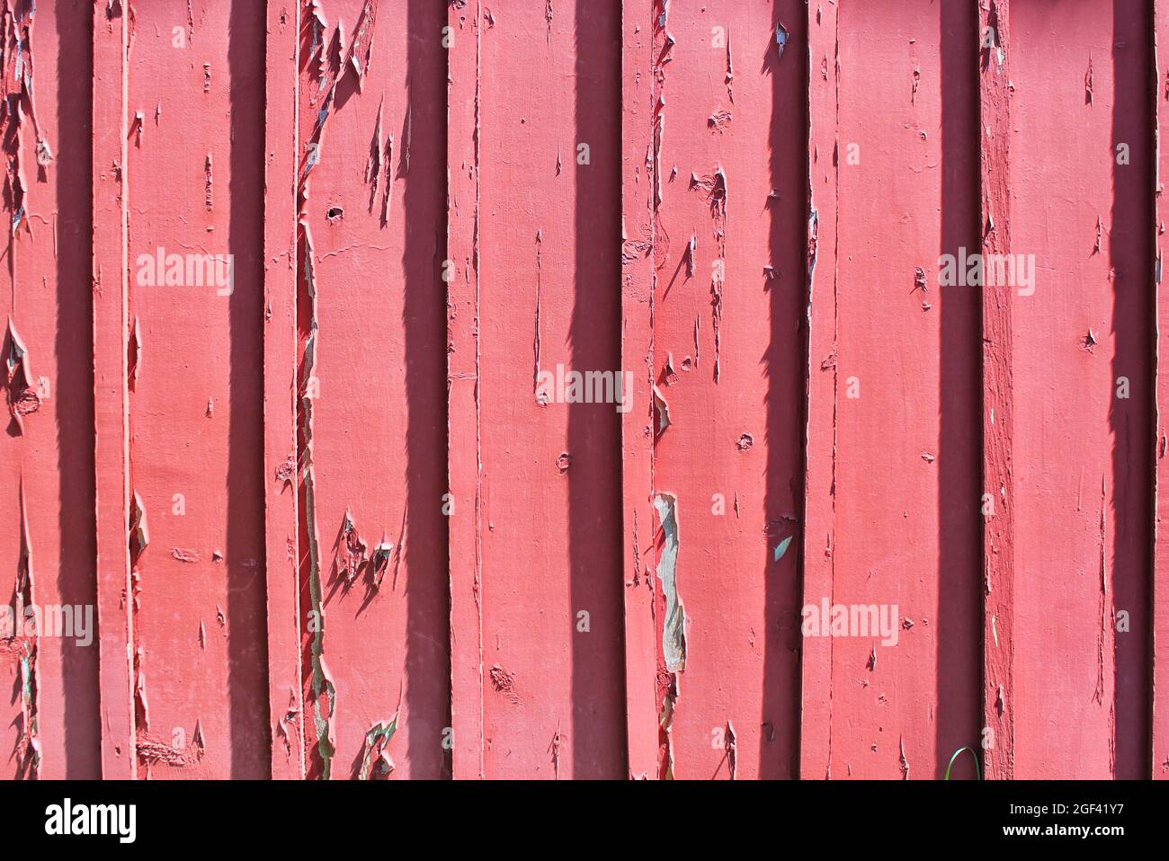 Authentic vintage old red barn wall made out of wooden planks Stock ...
