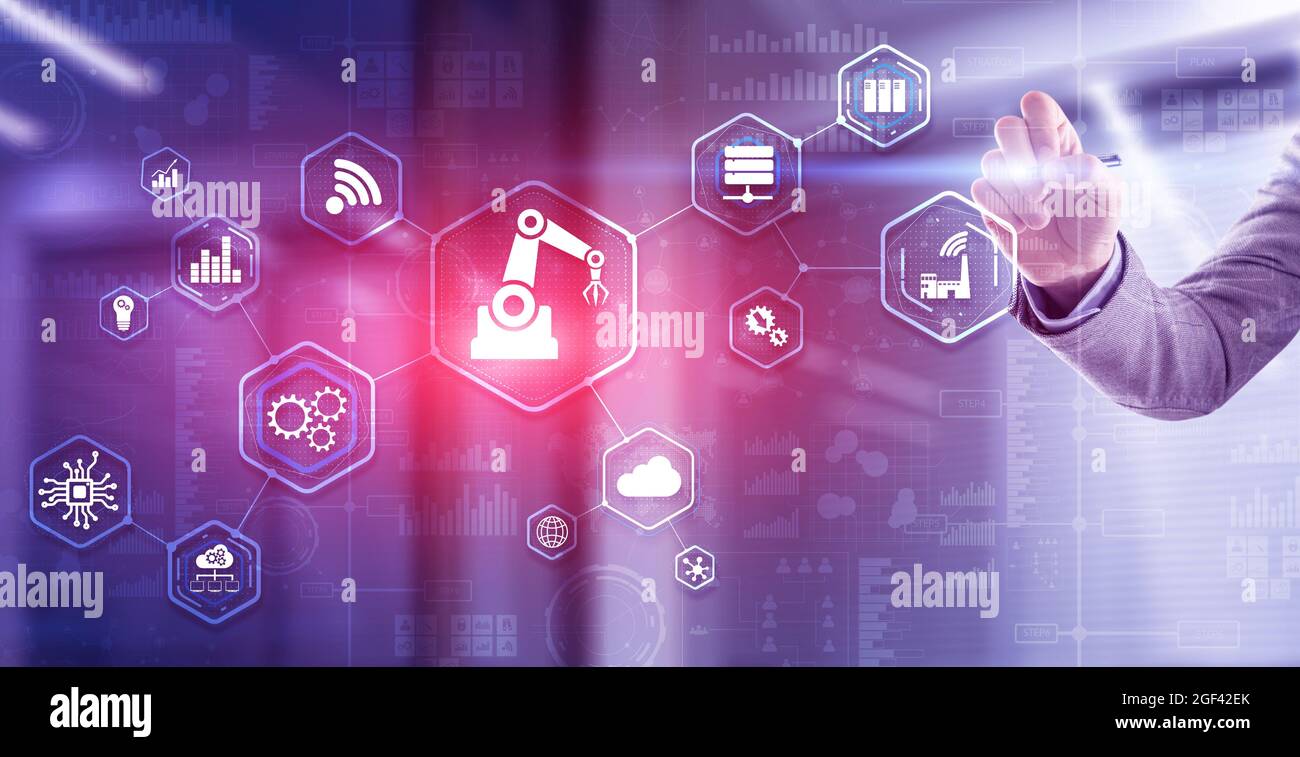 RPA Robotic Process Automation system Artificial intelligence Stock ...