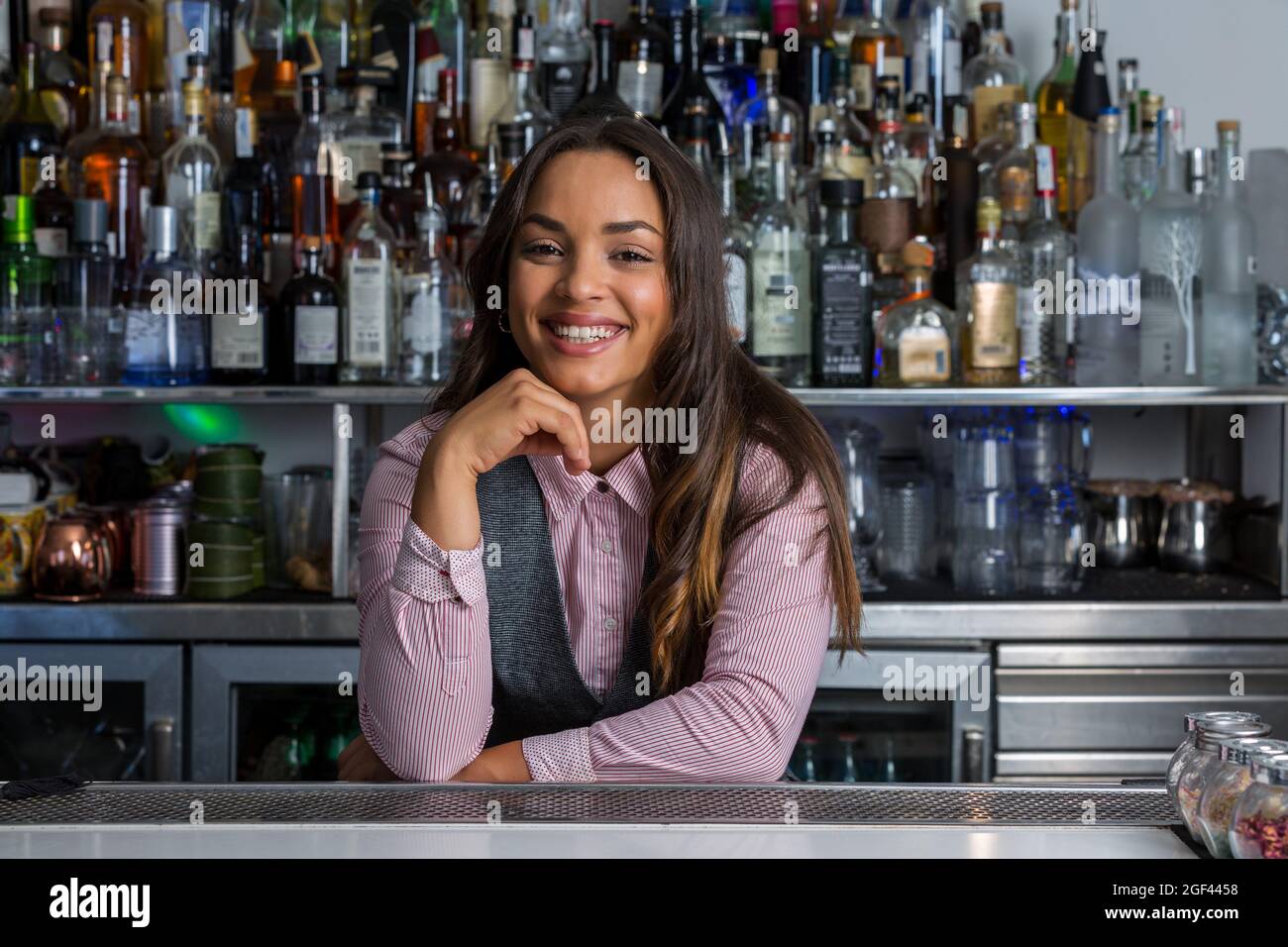 Woman Touch Chin High Resolution Stock Photography and Images - Alamy