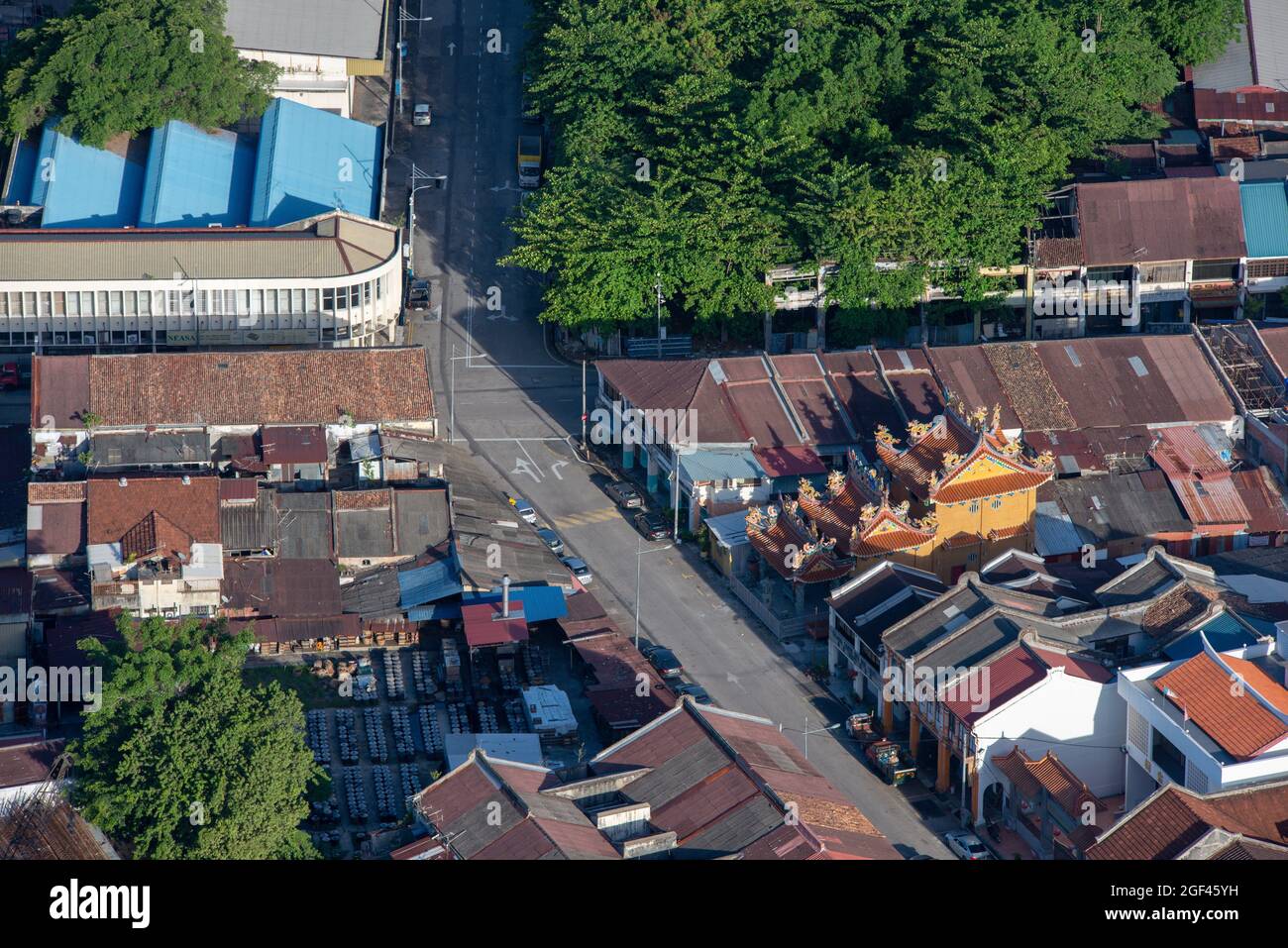 Malaysia Penang Georgetown Heritage Architecture High Resolution Stock ...
